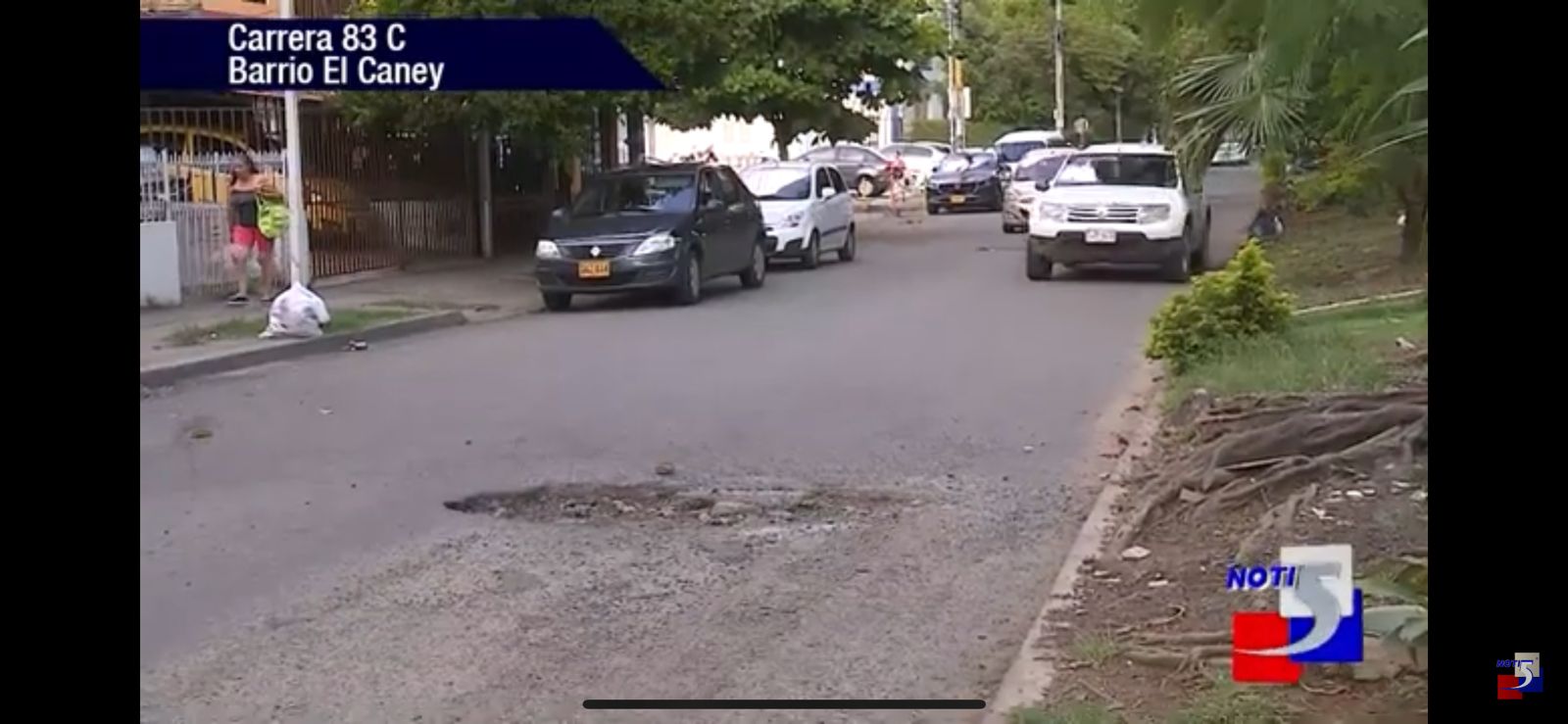 El hueco más grande de Cali: barrio El Caney - Noti5